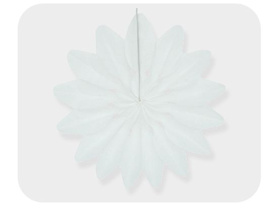 East Tern. 3D Flower shape tissue fans wide version