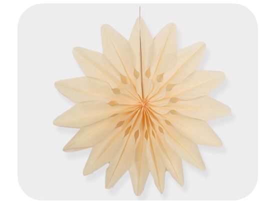 East Tern. 3D Flower shape tissue fans wide version