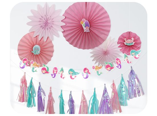 East Tern. 3D Flower shape tissue fans wide version